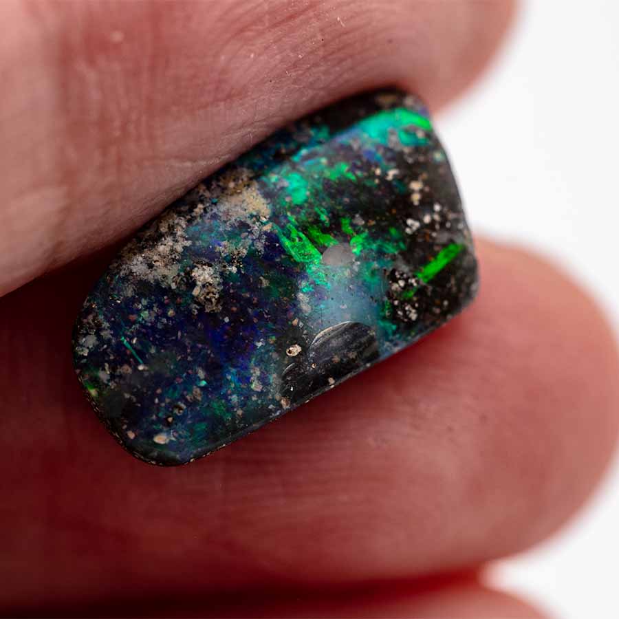 Natural Australian Boulder Opal Loose Gemstone 3.48ct| The Wind Opal