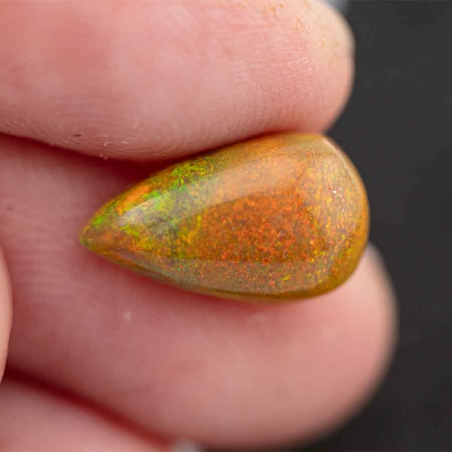 Natural Drop Shape African Opal Ethiopian Opal| The Wind