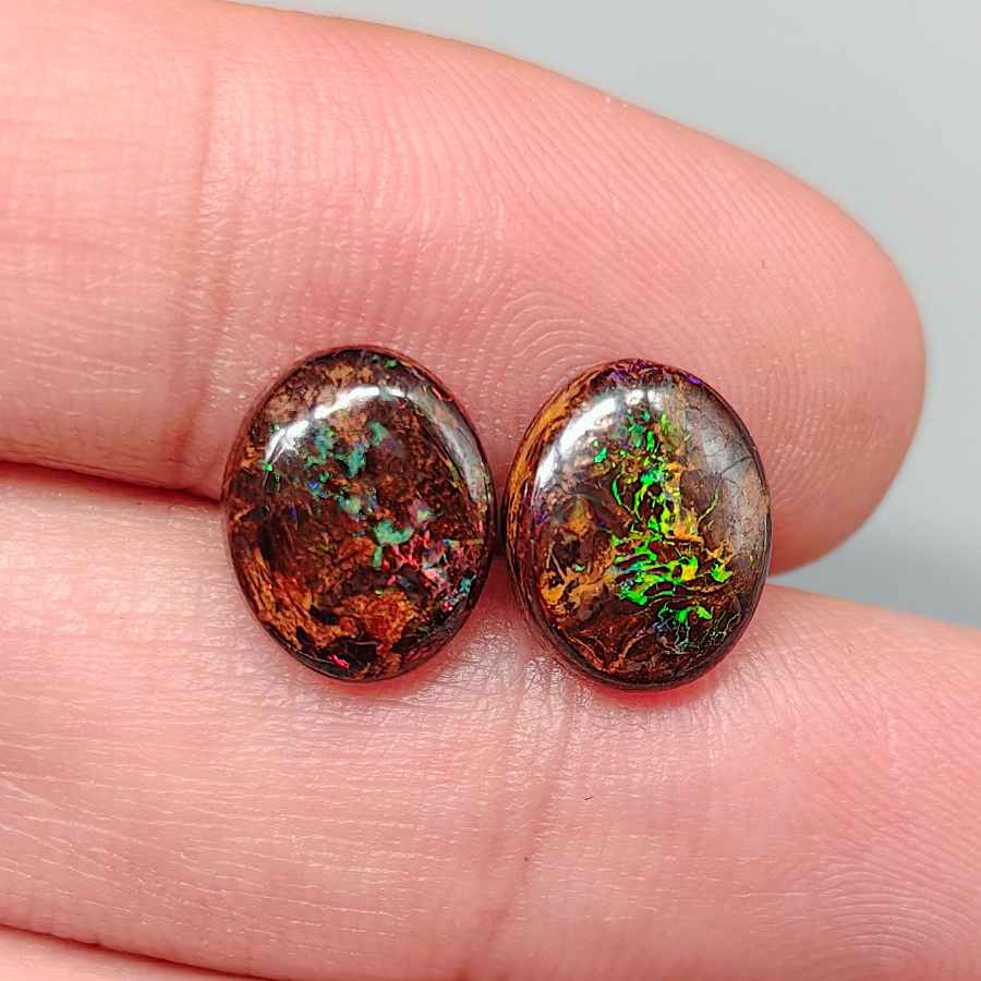 Natural Australian Boulder Opal Loose Gemstone 5.46ct| The Wind Opal